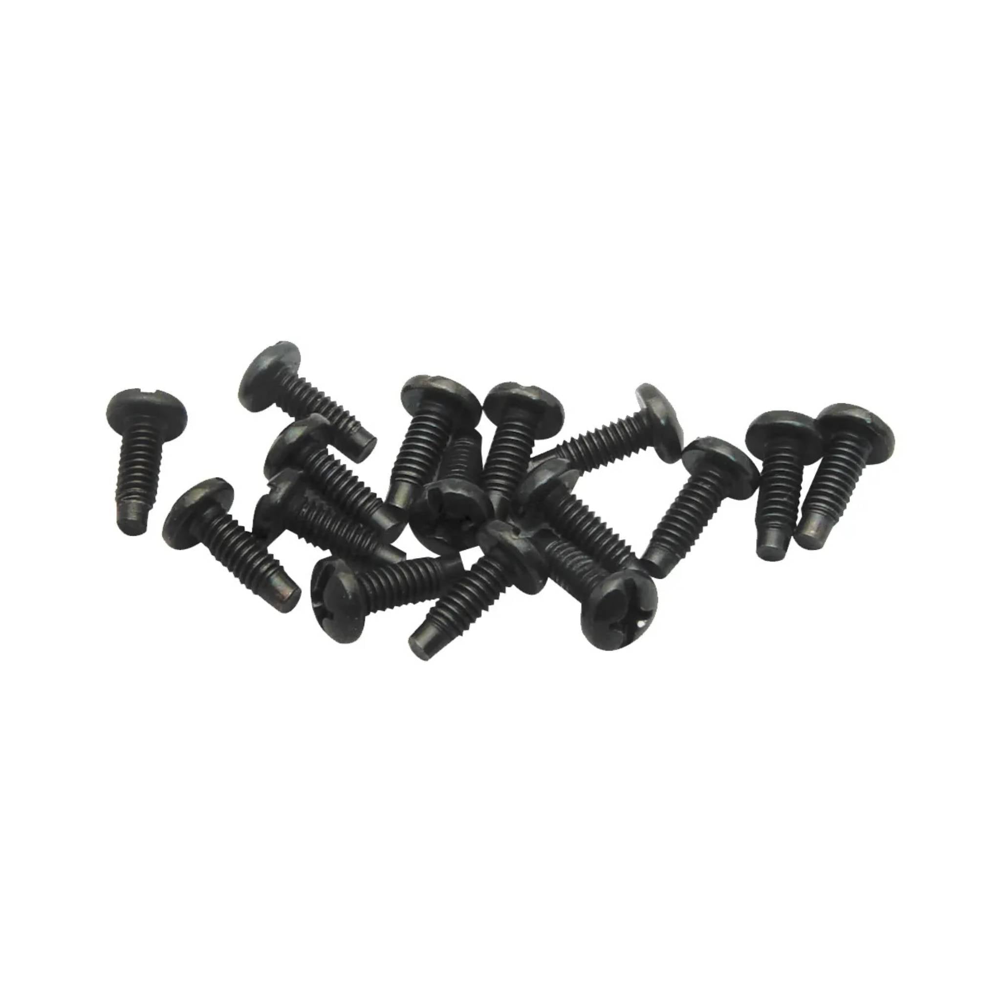 ICC #12-24 Rack Screws in 25-Pack, Black