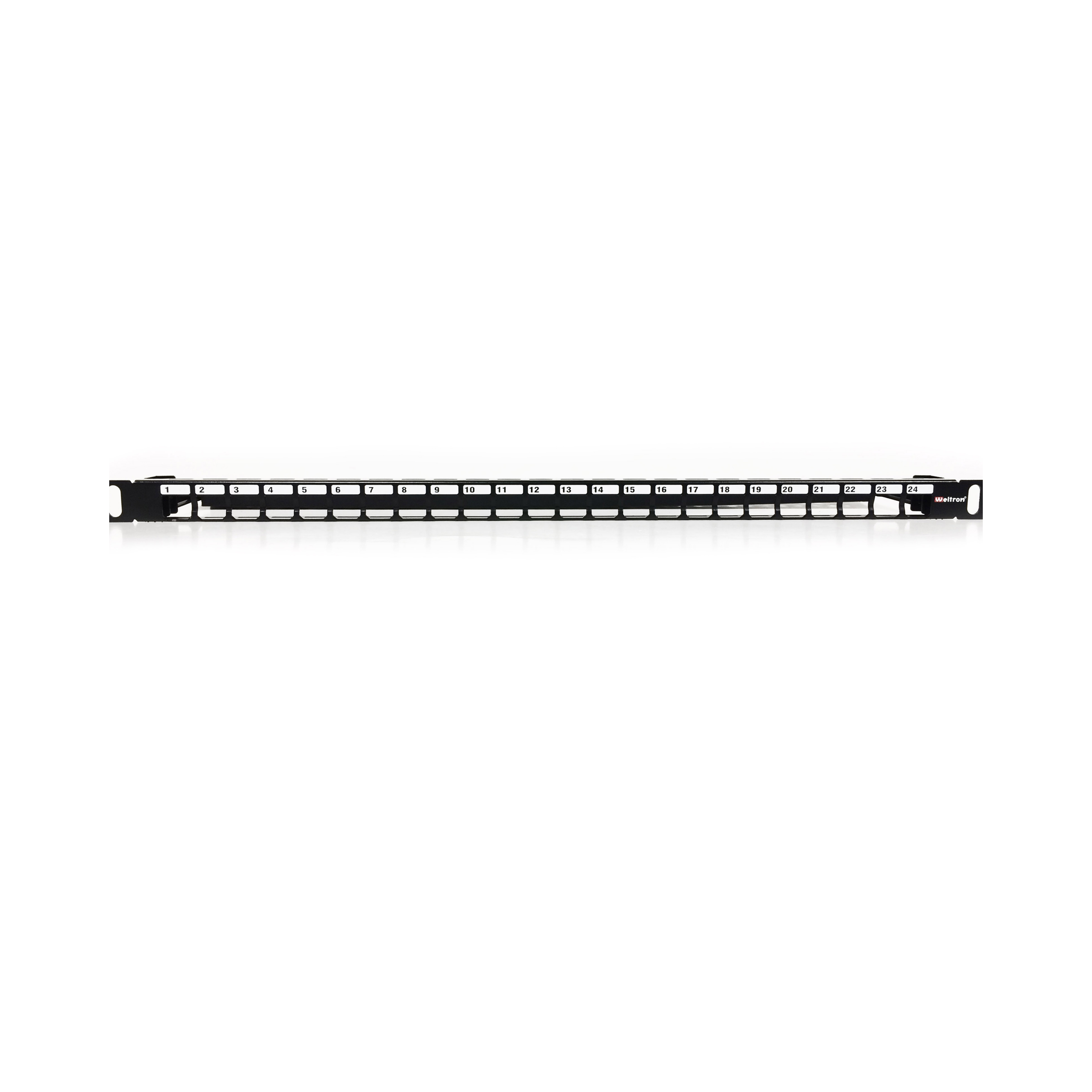Weltron 24 .5U Port Blank HD Rack Mount (High Density)